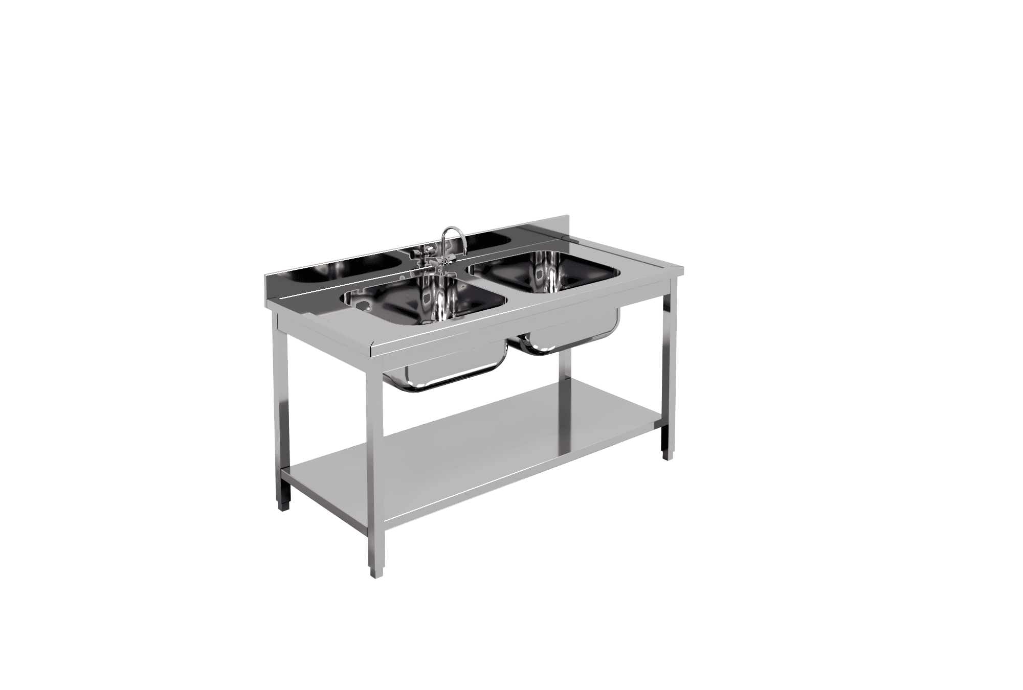 Inlet Double Sink - Hosinox Company for stainless steel kitchens and ...
